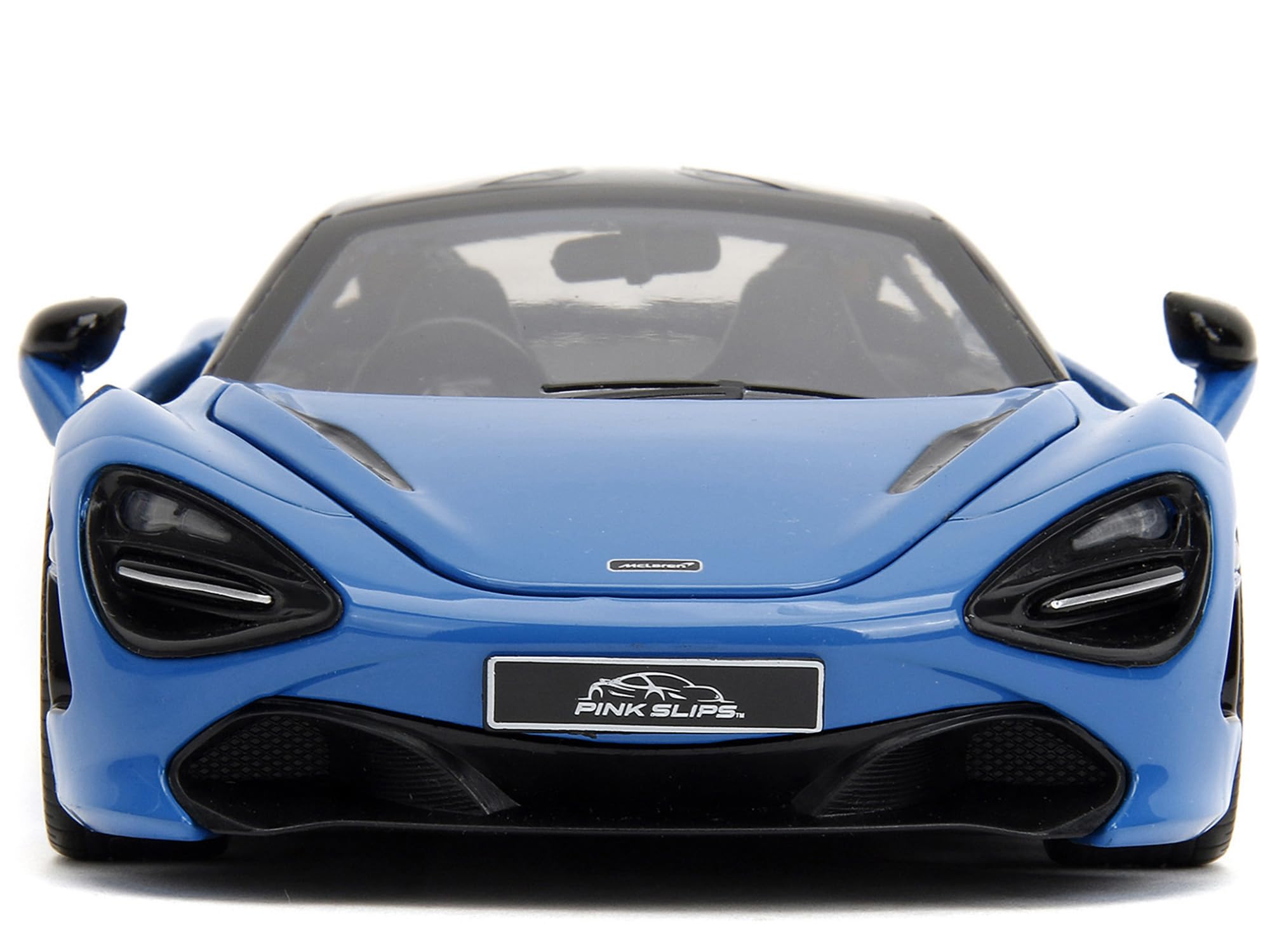 720S Blue and Dark Blue with Black Top Pink Slips Series 1/24 Diecast Model Car by Jada 34850