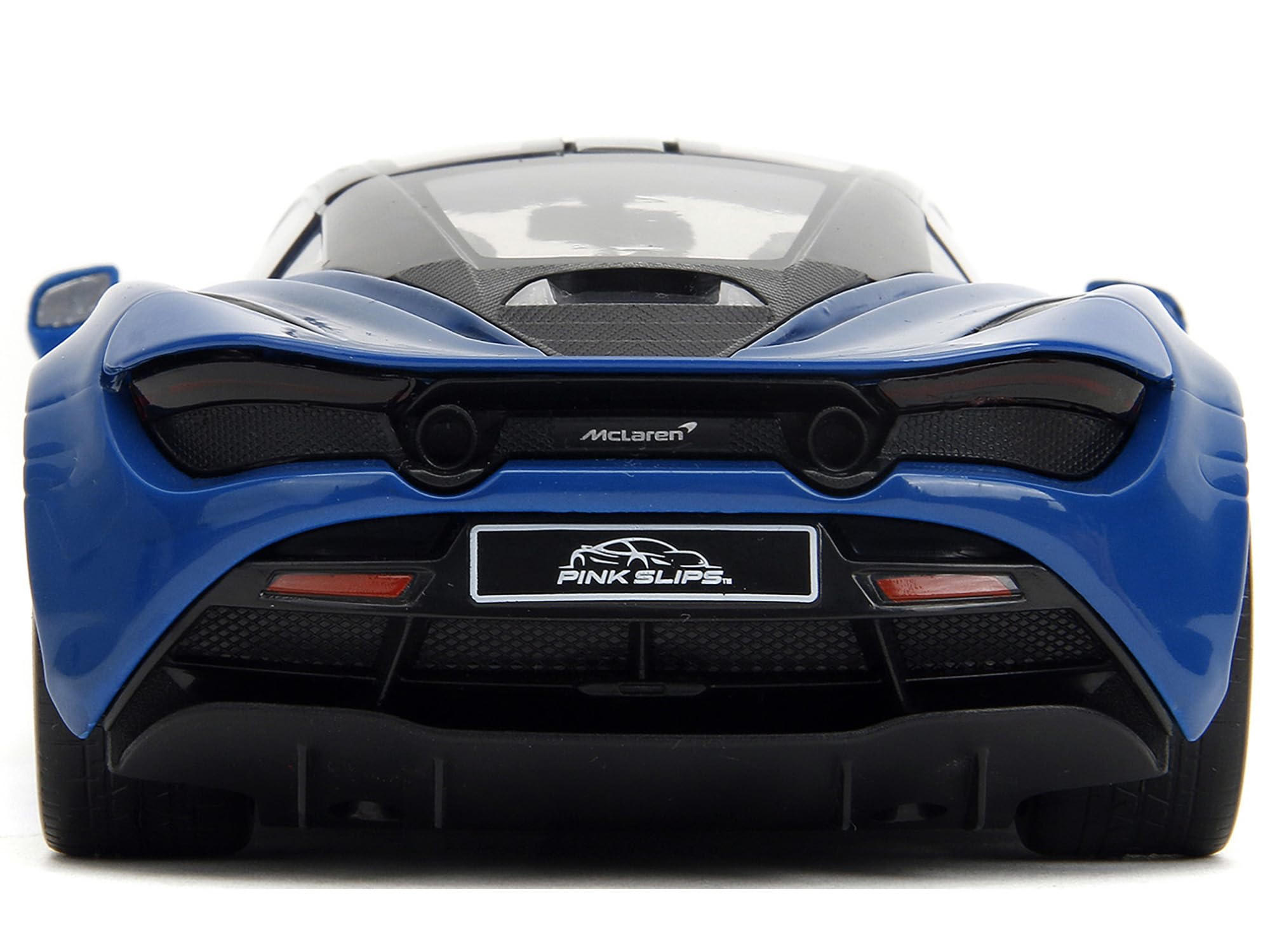 720S Blue and Dark Blue with Black Top Pink Slips Series 1/24 Diecast Model Car by Jada 34850