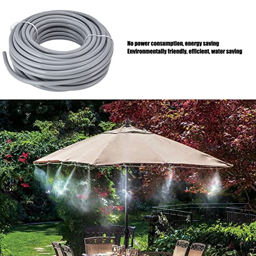 Garden Hose Set, Garden Hose Kit Cooling 15m/49.2ft Low Pressure Humidification for Outdoor