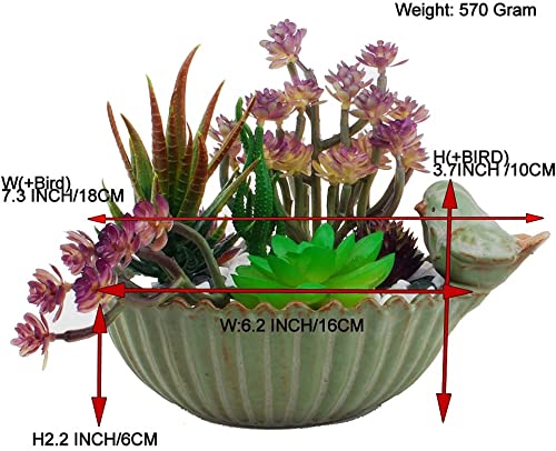 NWFashion Special Design Fun Garden Flower Planter Succulent Pot Planter (Bird)