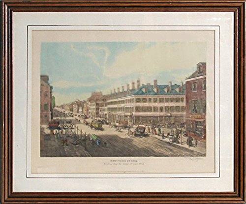 New York in 1834 (Broadway and Canal)