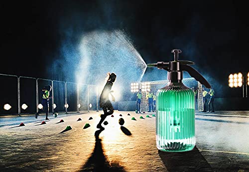 HIOVIOSS 2L Large Green Plants Mister Spray Bottle Handheld Pump Sprayer Retro House Watering Mist for Indoor Garden Care