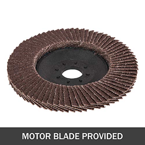 Happybuy 14 inches Yellow Lawn Mower Blade Sharpener Grinder Motor NOT Included Garden Blade Sharpener Adjustable Ring Rust 30°Angle