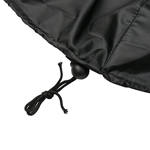 Librao 24" Dx48 H Chiminea Cover Patio Outdoor Waterproof Weatherproof Chimney Fire Pit Heater Cover Protective Garden Heater UV Cover