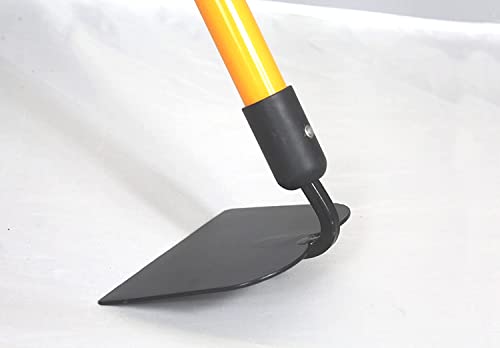 Ashman Garden Hoe (6 Pack)– Sturdy Hand Tiller – Heavy Duty Blade for Digging, Loosening Soil, and Weeding – Rubber Grip Handle for a Strong Hold – Rust Resistant Build.