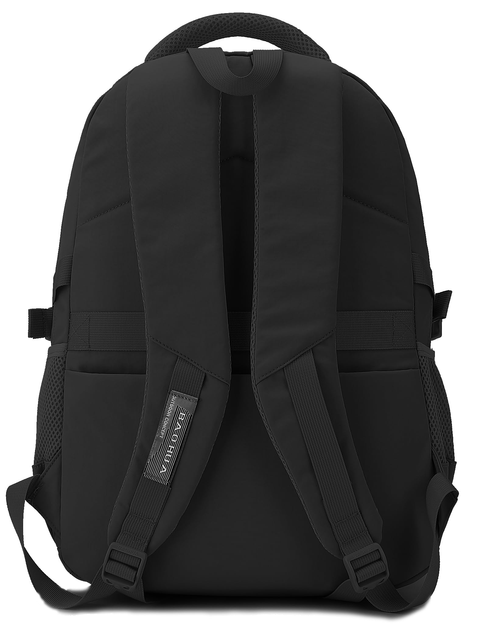 CAMTOP Laptop Backpack 15.6 Inch College Middle School BookBag Travel Backpacks Casual Daypacks (17 Inch,Black)