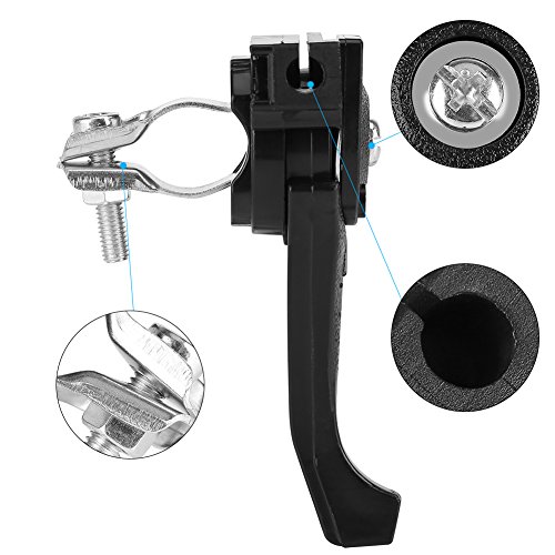 Throttle Control Lever, Universal Lawnmower Control Part Throttle Lever Fit for 23~27mm Handlebar Garden Agriculture Supply Lawn Mower Accessory