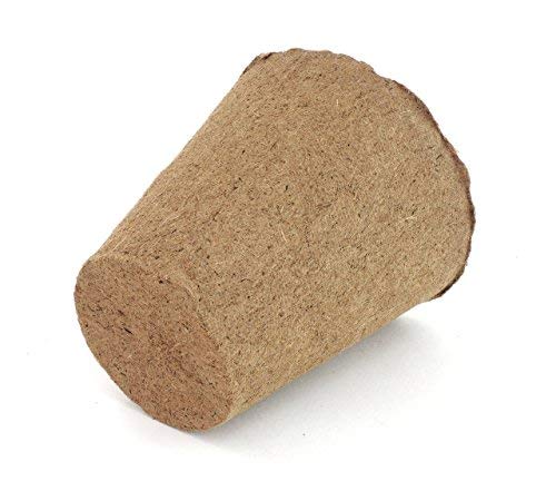 Daniel's Plants 3” Peat Pots | Plant Pots for Seedlings & Seed Starter Nursery Pots | Organic Biodegradable Plant Pots | Eco Friendly | Bonus 10 Wooden Plant Garden Labels | Bulk 60 Pack | 3 Inch