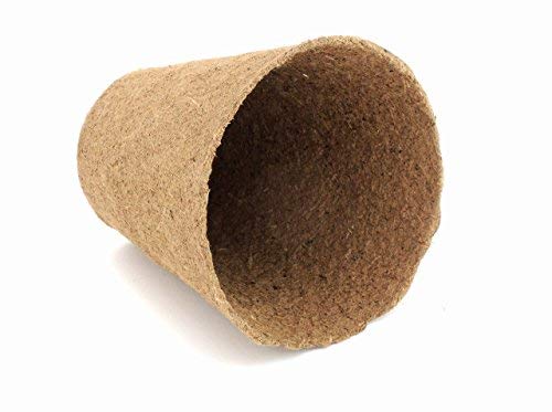 Daniel's Plants 3” Peat Pots | Plant Pots for Seedlings & Seed Starter Nursery Pots | Organic Biodegradable Plant Pots | Eco Friendly | Bonus 10 Wooden Plant Garden Labels | Bulk 60 Pack | 3 Inch