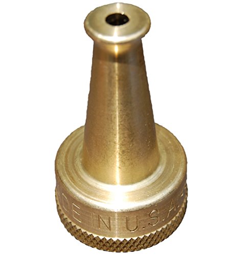 Solid Brass Hose Jet Sweeper Nozzle ~ Made in USA ~ with Extra Washers