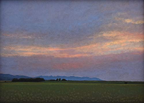 Twilight, Sangres by Jeff Aeling, Original Oil on Panel, 10" x 14"
