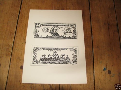 OYVIND FAHLSTROM Original Limited Edition Print 1973 Signed & Designated