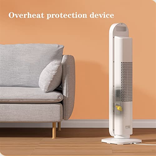 Outdoor Garden Heater Ceramic Space Heater, 2000W Portable Quiet Heater with Remote Control & 12h Timer, Thermostat, Overheat & Tip-Over Protection, Electric Rotating Heater Patio
