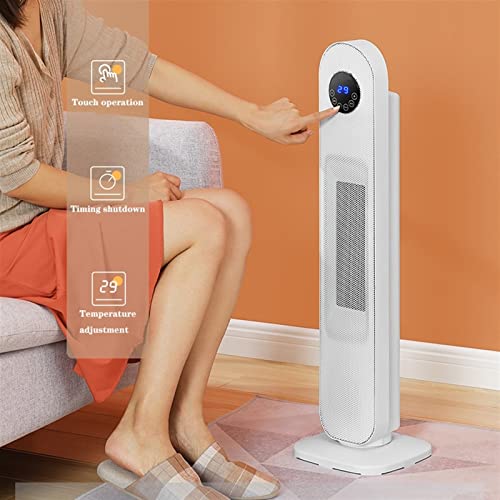 Outdoor Garden Heater Ceramic Space Heater, 2000W Portable Quiet Heater with Remote Control & 12h Timer, Thermostat, Overheat & Tip-Over Protection, Electric Rotating Heater Patio