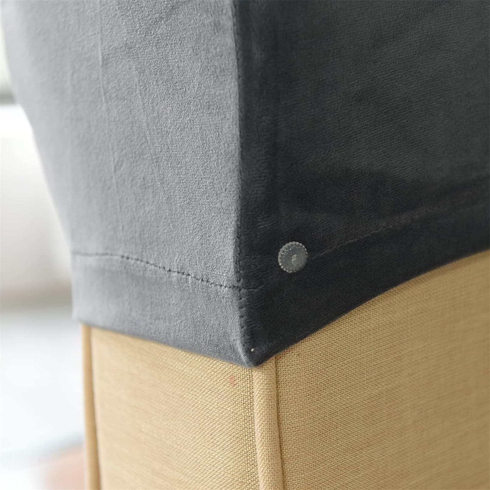 Set of 2 Velvet Stretch Armrest Covers for Chairs and Sofas Armchair Slipcover for Recliner Sofa Anti-Slip Soft Washable Sofa Arm Covers Protector,Coffee