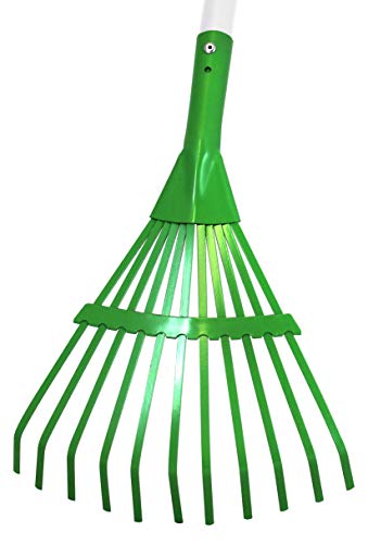 Emsco Group 9049M-1 Little Diggers Kids Garden Tool Lawn Rake, Green