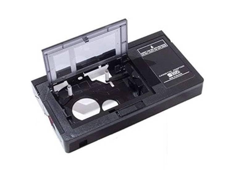 VHS-C to VHS VCR Standar Motorized VHS Cassette Adapter for JVC C-P7U CP6BKU C-P6U Panasonic PV-P1 RCA VCA115 (NOT Compatible with 8mm/MiniDV/Hi8 Tapes)