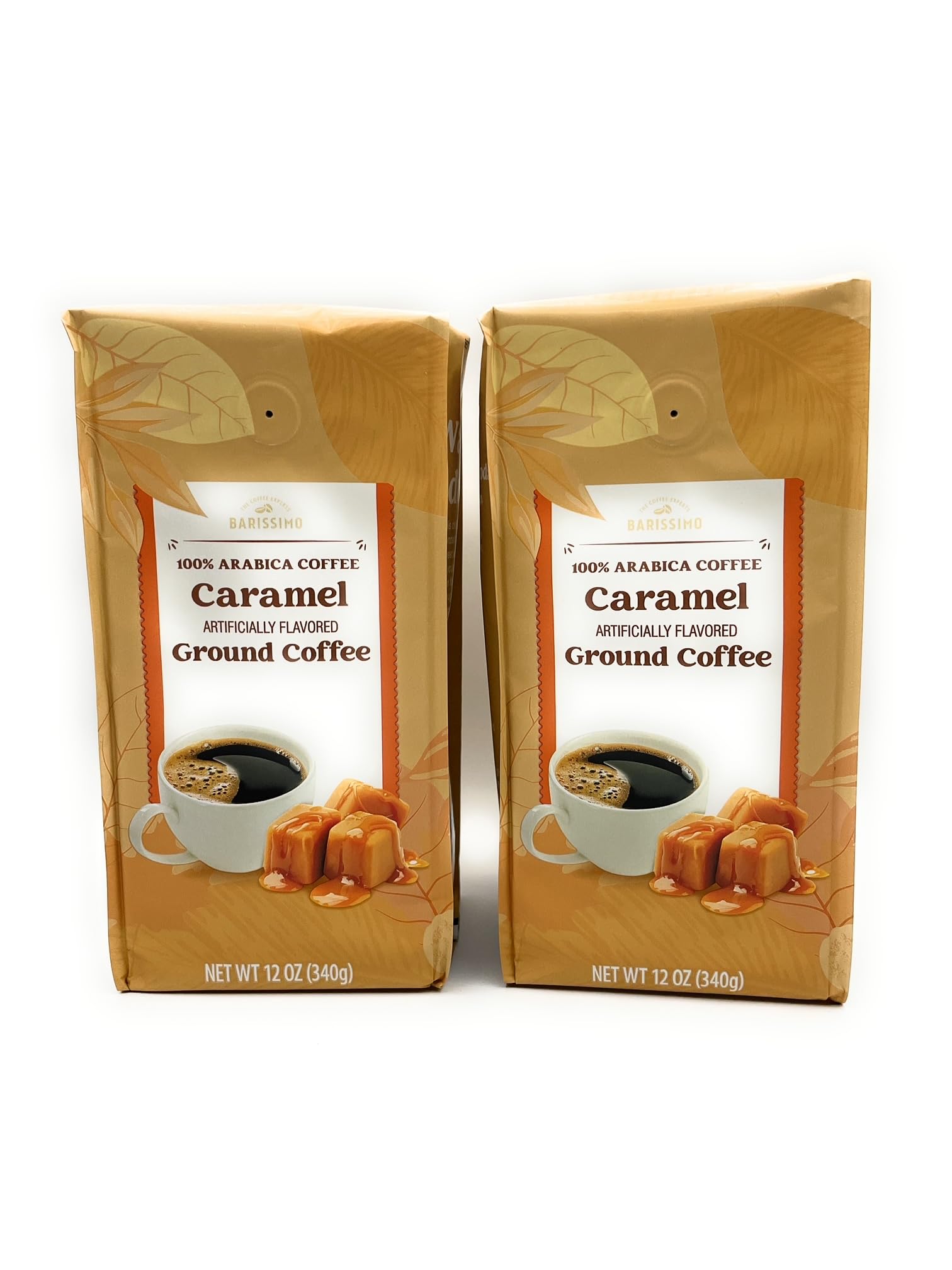 Caramel Light Roast Ground Arabica Coffee 12 oz (340 g) – Pack of 2
