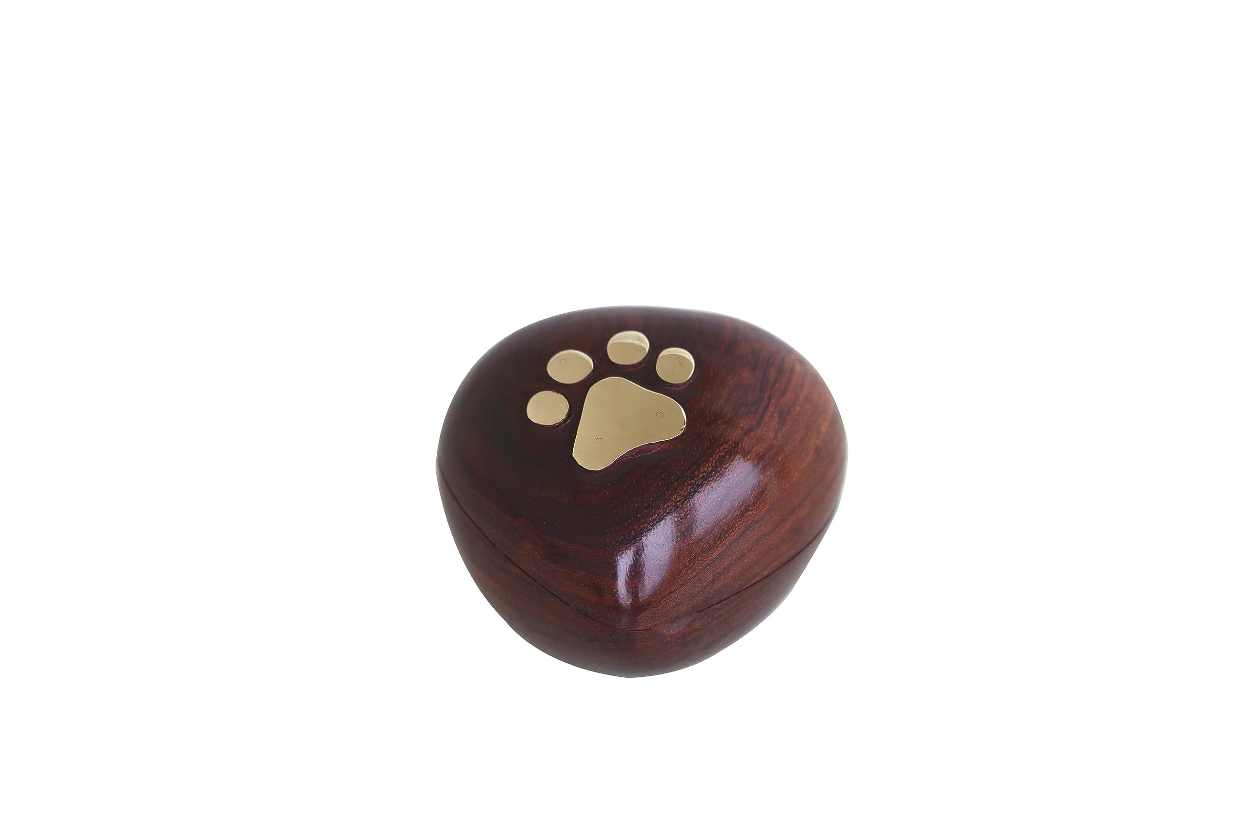 Wooden Small Heart Shape Urn for Pet Ashes | Wood Cremation Urns for Cat and Dog Ashes | Decorative Urns | Keepsake Urns | Funeral Urns | Burial Urns
