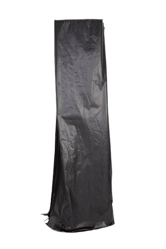 Fire Sense 60949 Vinyl Cover Full Length Outdoor For Patio Heaters With Square Reflectors Heavy Duty 10 Gauge Felt Lined Waterproof Weather Resistant With Zipper - Square Patio Heater