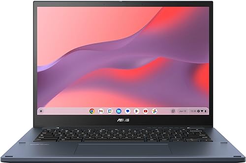 ASUS 2023 Newest Chromebook 2-in-1 Laptop, 14 Inch FHD Touchscreen Display, AMD Ryzen 3 7320C Processor, 8GB LPDDR5 RAM, 128GB SSD, AMD Radeon Graphics, WiFi 6, Bluetooth, HD Webcam, Chrome OS