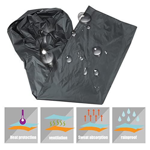 Angoily Cover Outdoor Covers Heater Standing Garden Use Oxford Resistant for Features Snow- Patio with Fabric Zipper Proof Heaters Wind-