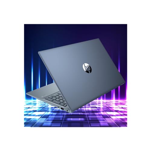 HP Latest Pavilion 15z Laptop, 15.6" FHD Touchscreen, AMD Ryzen 7 7730U (Beats i7-1355U), 32GB RAM, 1TB SSD, Webcam, HDMI, Backlit Keyboard, Fingerprint Reader, Wi-Fi 6, Windows 11 Home, Blue