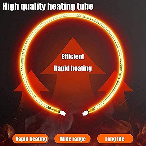 NaoSIn-Ni Outdoor Heater Patio Halogen Heaters,2000W Hanging Ceiling Mounted Heater 3 Gears Adjustable Electric Heating Lights for Indoor Garden Use