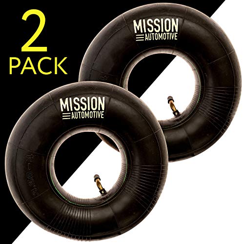 Premium Replacement Tire Inner Tubes - 2 Pack - 4.10/3.50-4"- Great for Hand Truck Dollies, Wheelbarrows, Lawn Mowers, and Trailers - Utility Tools - Mission Automotive
