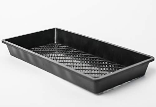 1020 Mesh Bottom Trays 5 Pack - Heavy Duty Microgreens Growing Trays - Plastic Plant Trays for Indoors Seed Starting - Propagation Tray for Microgreens & Wheatgrass Sprouting