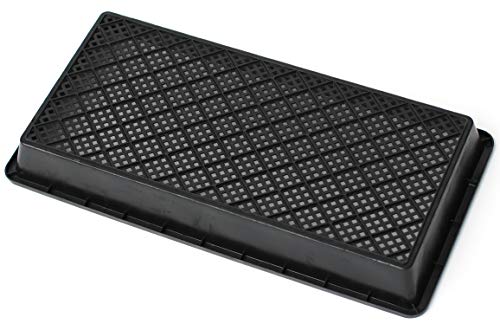 1020 Mesh Bottom Trays 5 Pack - Heavy Duty Microgreens Growing Trays - Plastic Plant Trays for Indoors Seed Starting - Propagation Tray for Microgreens & Wheatgrass Sprouting
