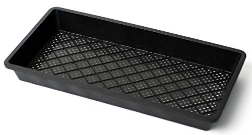 1020 Mesh Bottom Trays 5 Pack - Heavy Duty Microgreens Growing Trays - Plastic Plant Trays for Indoors Seed Starting - Propagation Tray for Microgreens & Wheatgrass Sprouting