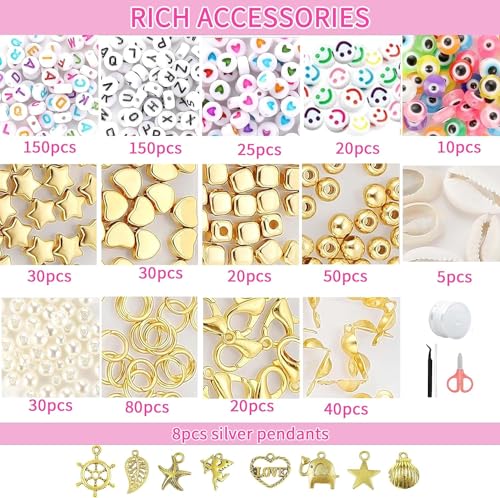 64800pcs Glass Seed Beads for Jewelry Making Kit, 144 Colors 2mm Small Seed Beads with Accessories for Bracelets Rings Necklaces Making, DIY, Craft
