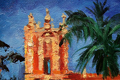 SOLD - Dusk in Balboa, San Diego Balboa Park By Internationally Renowned Painter Yary Dluhos.