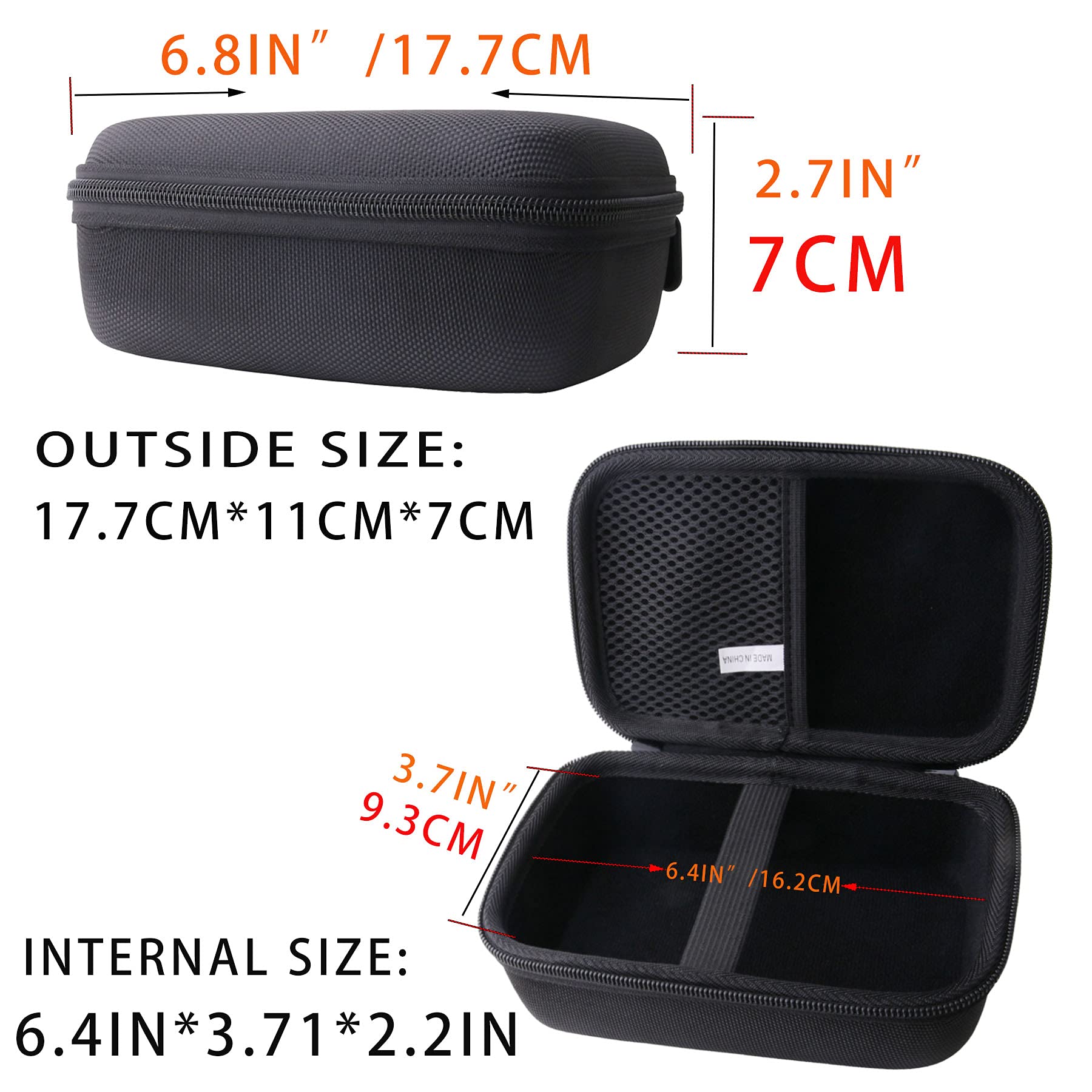 JINMEI Hard EVA Carrying Case Compatible with TIMEMORE Chestnut C2/C3 Manual Coffee Grinder storage box.