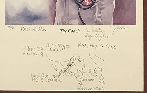 the coach, bill walsh, sf forty niners