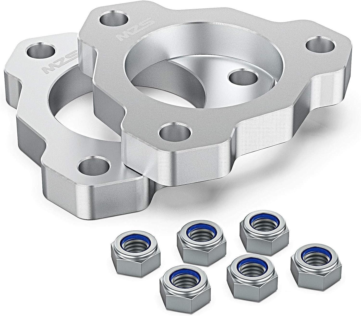 MZS Leveling Kit 1" Front Suspension Lift Strut Spacer Compatible with 2015-2022 Colorado/Canyon 2WD 4WD Aluminum