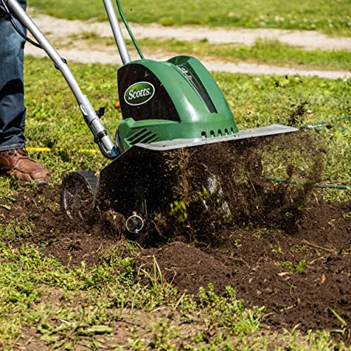 Scotts Outdoor Power Tools TC70135SS Garden Tiller, 16-Inch, 13.5-Amp, Green