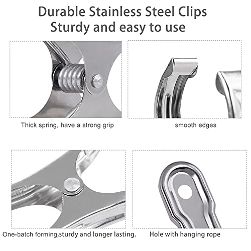 20Pack Greenhouse Clips, Hold Down the Plant Cover or Shade Cloth on Garden Hoops or Greenhouse Frame