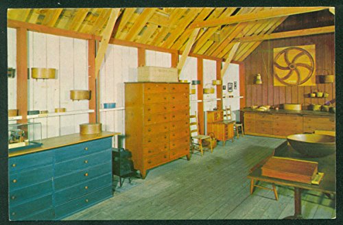 The Shaker Museum Old Chatham New York NY Entrance Hall Vintage Postcard