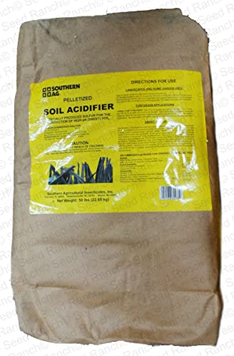 Blueberry Bush Granular Sulfur Fertilizer ( Soil Acidifier ) - 50 Lbs..