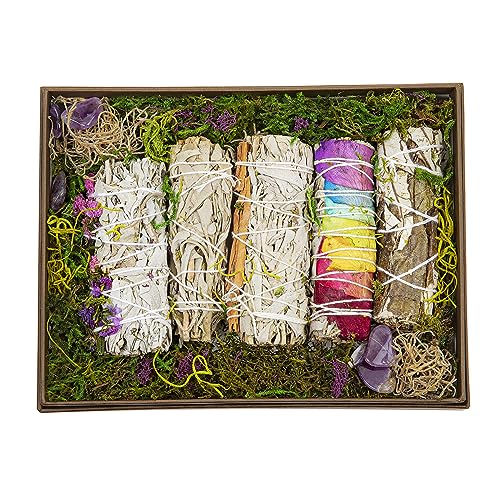 KARMA AND LUCK Love Box, Smudge Sticks, Crystals, Gift Box, Spiritual Blessing for Loved Ones (Healing Wisdom)