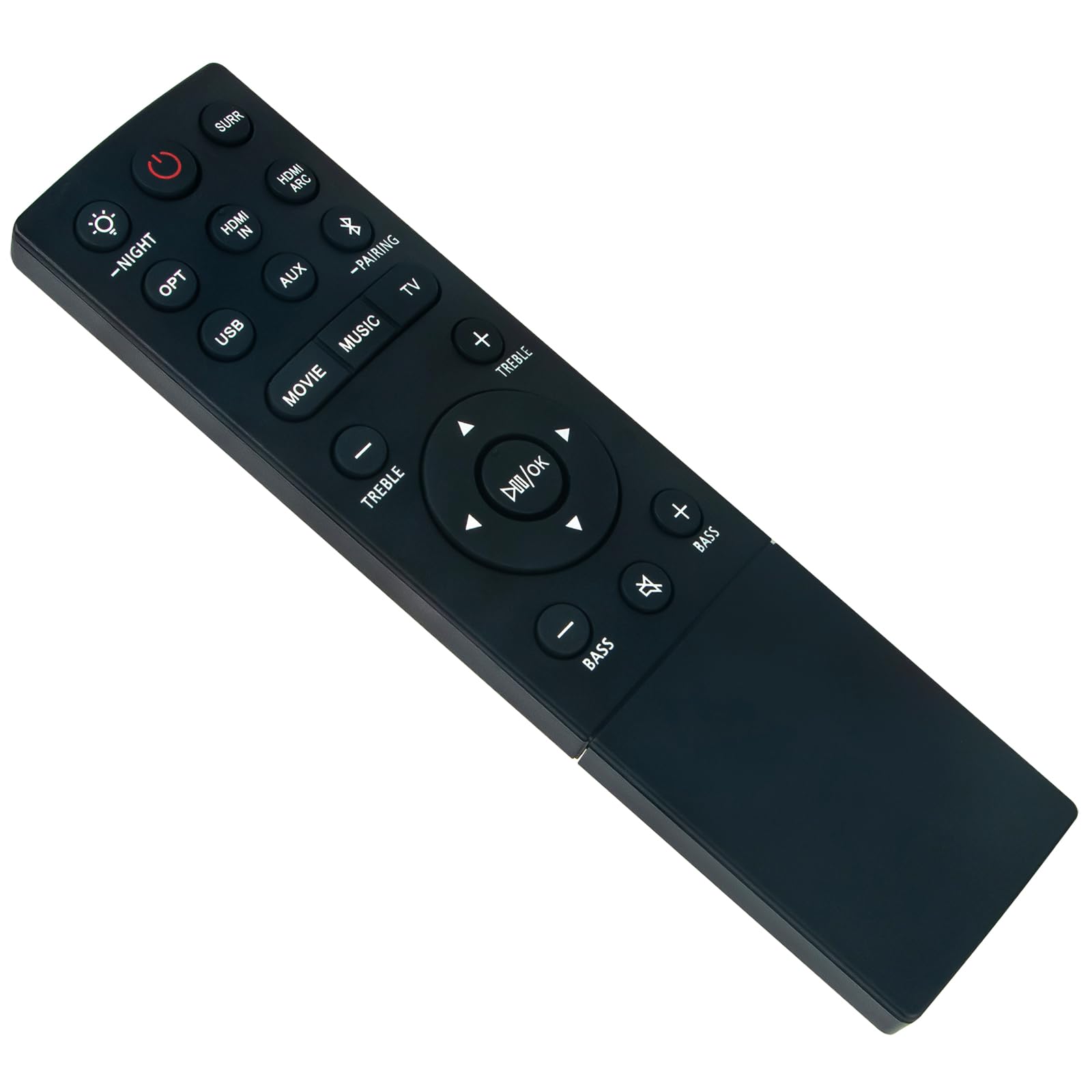 Replacement Remote Control Commander Compatible with TCL TS8212 TS8132 TS8111 Alto 8i Dolby Atmos Sound Bar Soundbar Home Theater System