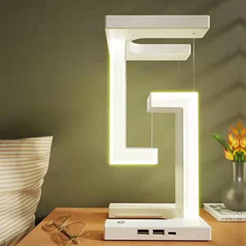Yiwa Smartphone Wireless Charging Suspension Table Lamp Eye Protection Led Night Light Home Romantic Decoration Wireless Charging