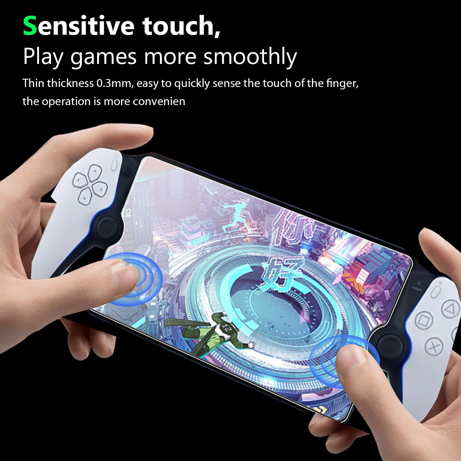 Ltezixal [2packs Screen Protector For Sony Playstation PS5 Portal 8 inch, Anti-Scratch, 9H Hardness,Touch Sensitive,Bubble Free Screen Protector for Sony Playstation PS5 Portal Handheld Game.