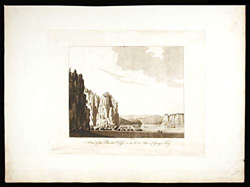 A View of the Plaister Cliffs, on the West Shore of Georges Bay