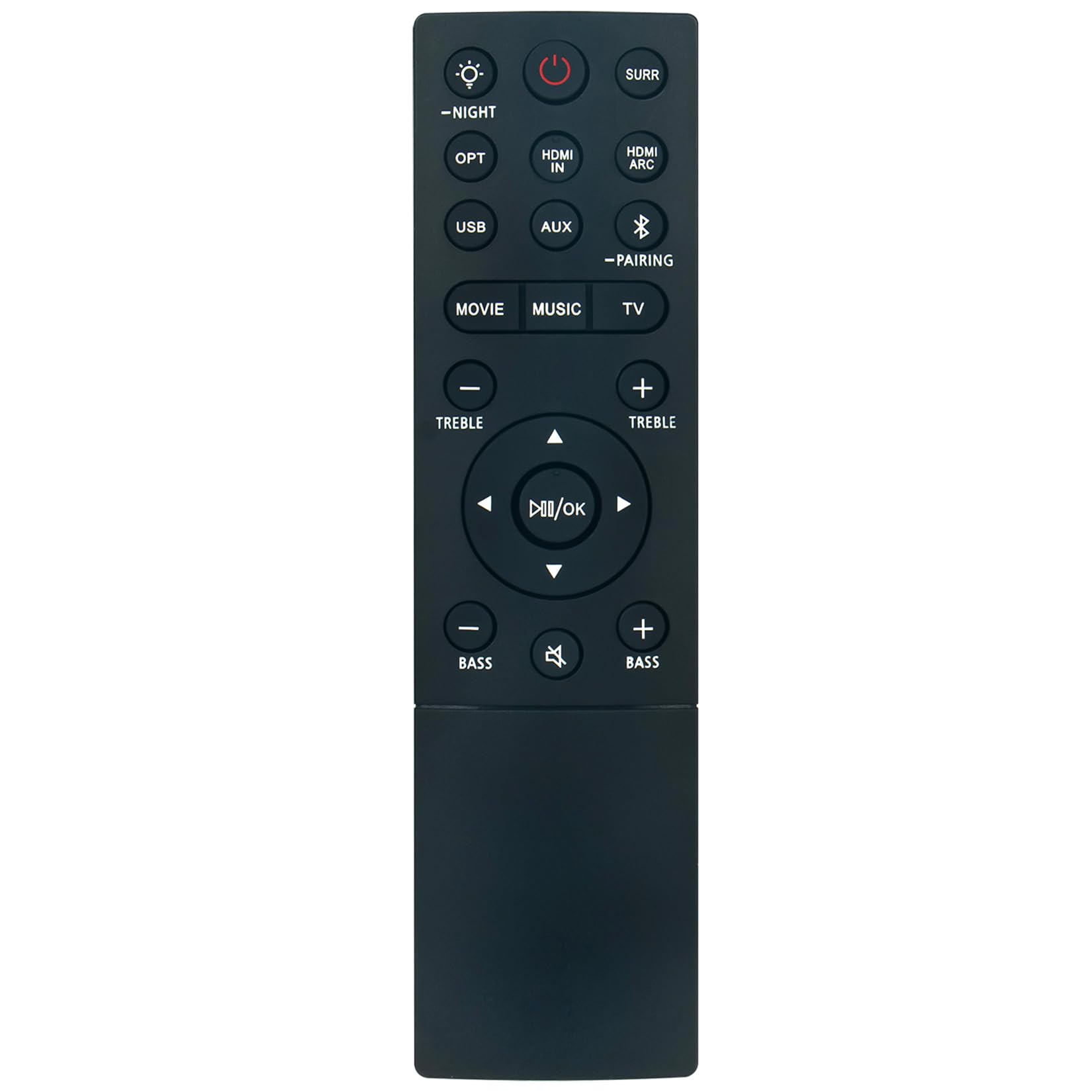 Replacement Remote Control Applicable for TCL Alto 8i 2.1 Channel Dolby Atmos Sound Bar TS8111 TS8132 TS8212 Soundbar Speaker System
