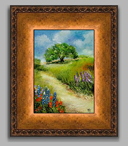 (SOLD) By the Lone Oak - landscape by internationally renown painter Yary Dluhos.