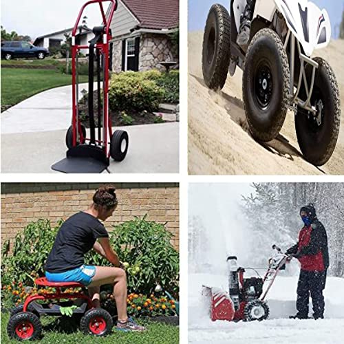 LAXEEM 2Pack 4.80/4.00-8 Replacement Inner Tire Tube For Mowers, Hand Trucks, Wheelbarrows, Carts and More