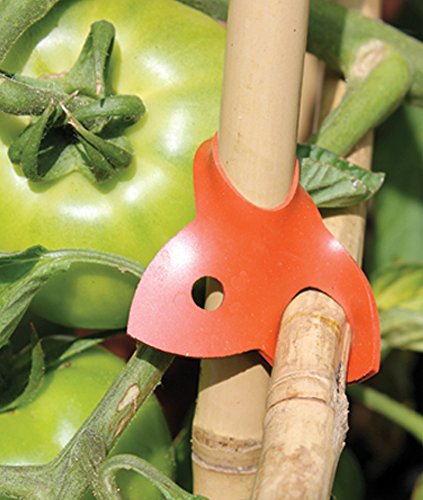 Garden Things GC-2003 Stretch Rubber Plant Stake Connecter, 3-Hole, Black
